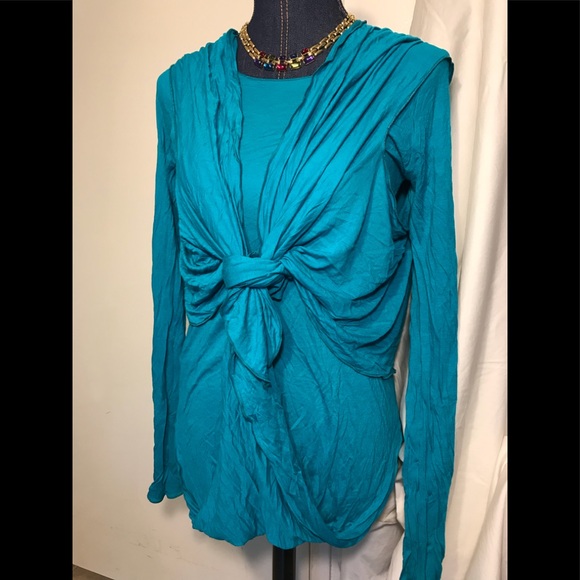 BCBGMaxAzria | Tops | Bcbg Turquoise Womens Tops | Poshmark